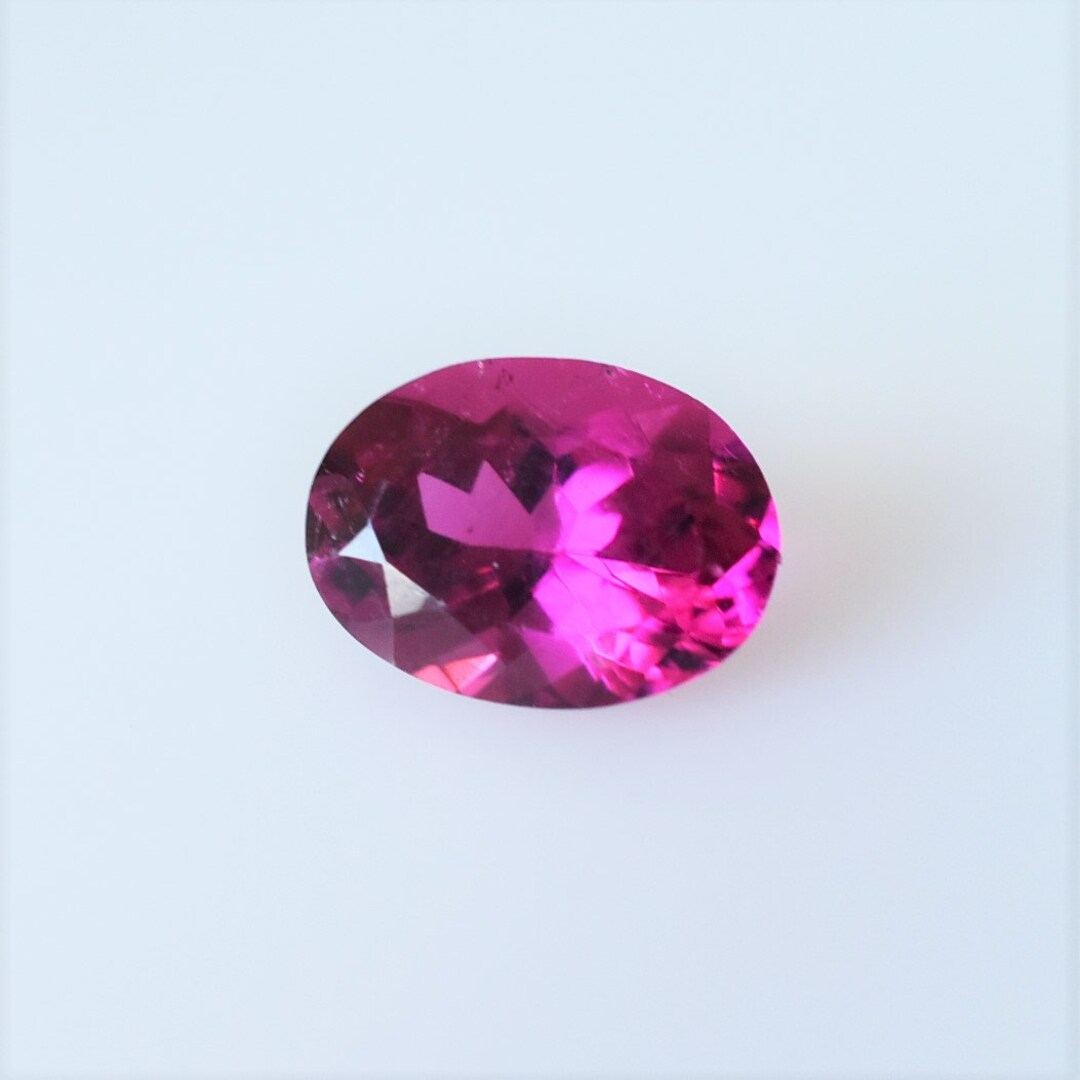 Hot Pink Rubellite Tourmaline, 1.52 Carat Rubellite Tourmaline Oval ...