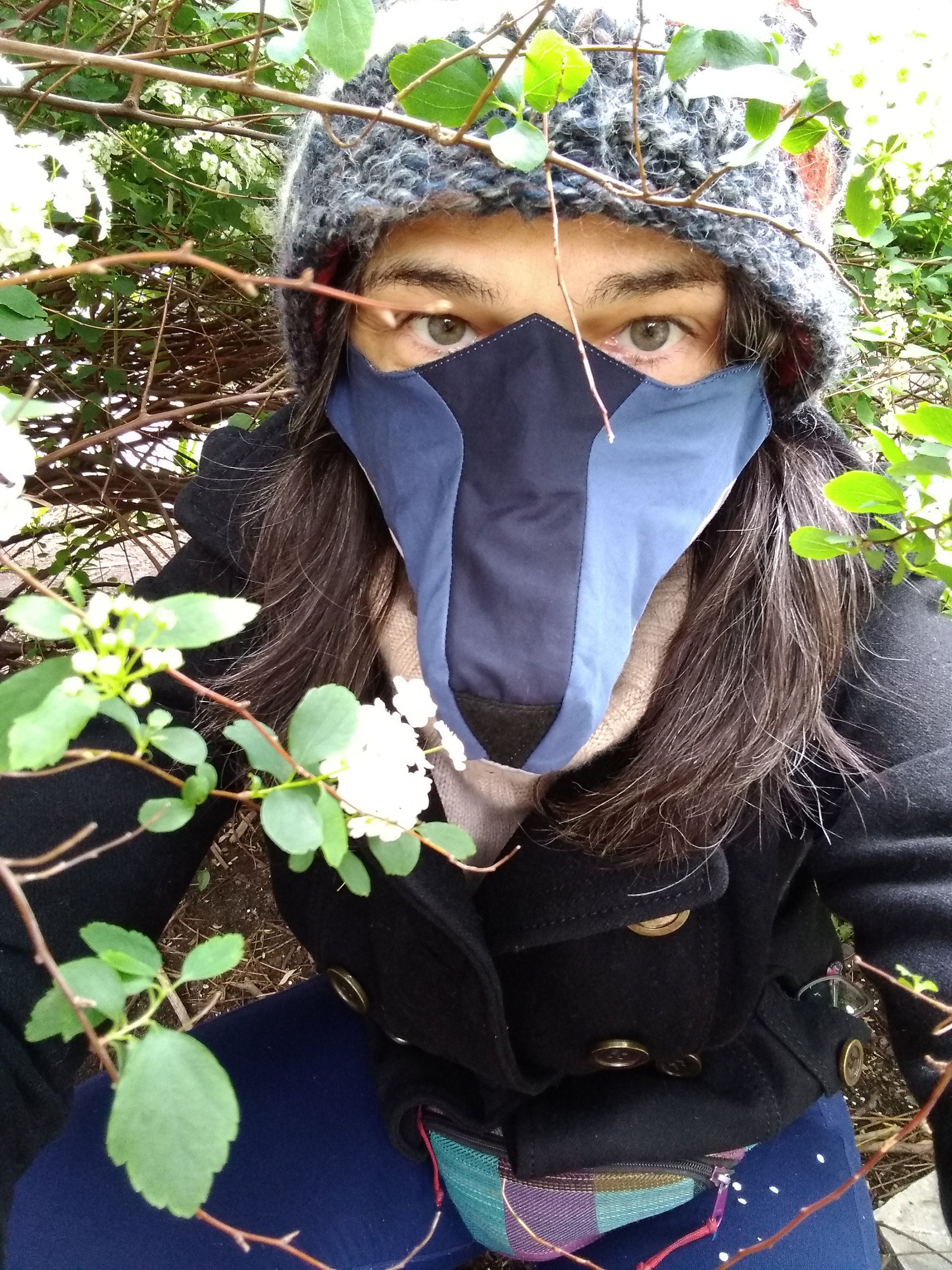 The Arctic Blue Fox Mask 3D Mask Made From 100% Cotton and - Etsy Australia