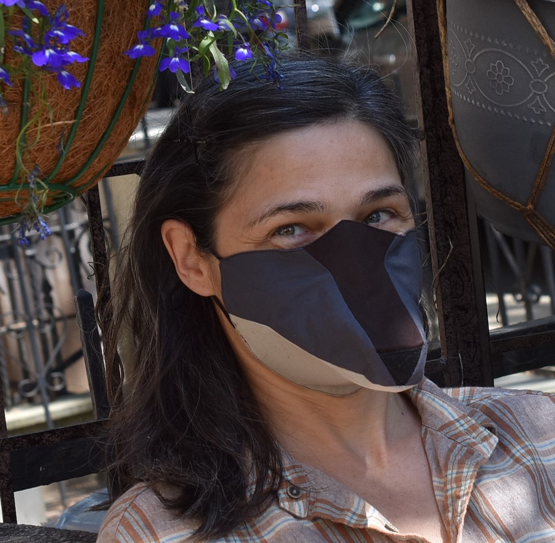 Zorro Chilote Grey and Brown Fox Mask, 3D Mask Made From 100% Cotton ...