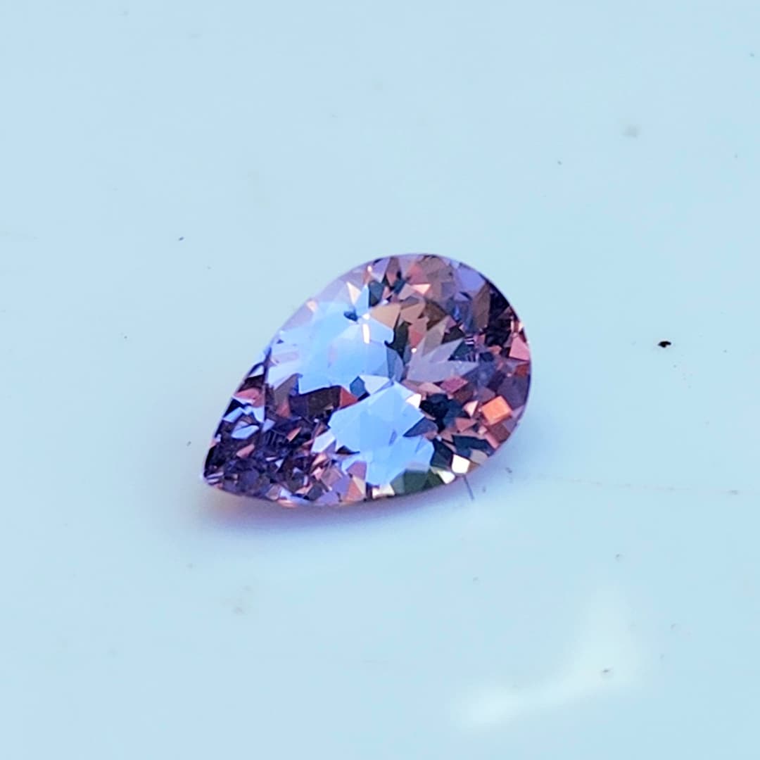 Vietnamese Lavender Spinel, Pear Shape Natural Spinel, Lilac Gemstone ...