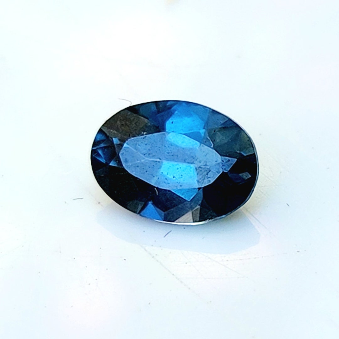Rare Blue Spinel From Sri Lanka, Natural Teal Blue Oval Spinel .84 ...