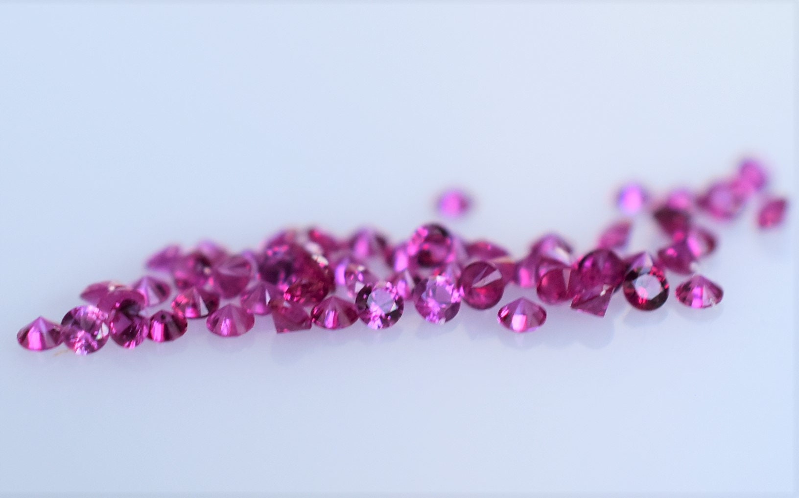 Ruby Round Melee Gems 1.2mm Ruby From Burma Heated Ruby | Etsy