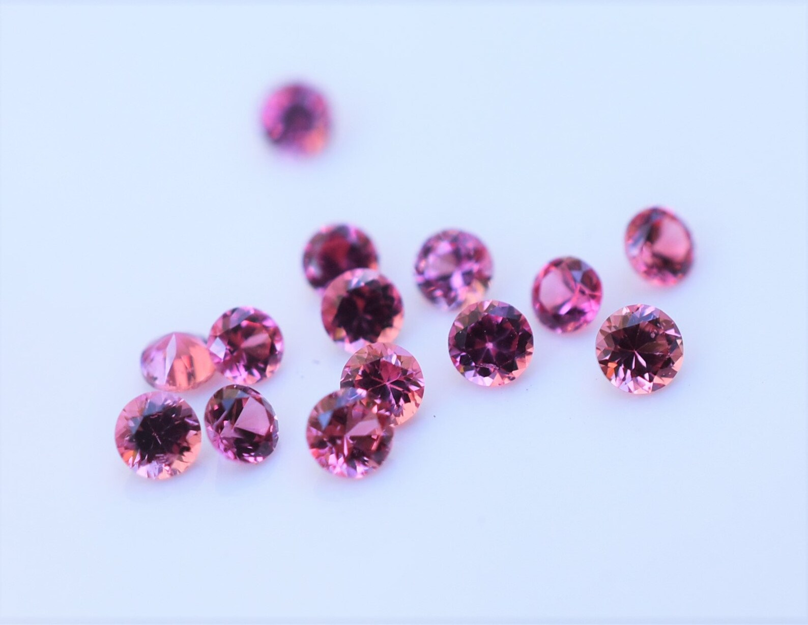 Orange Peach Spinel 2mm Round Imperial Color Spinel Melee - Etsy