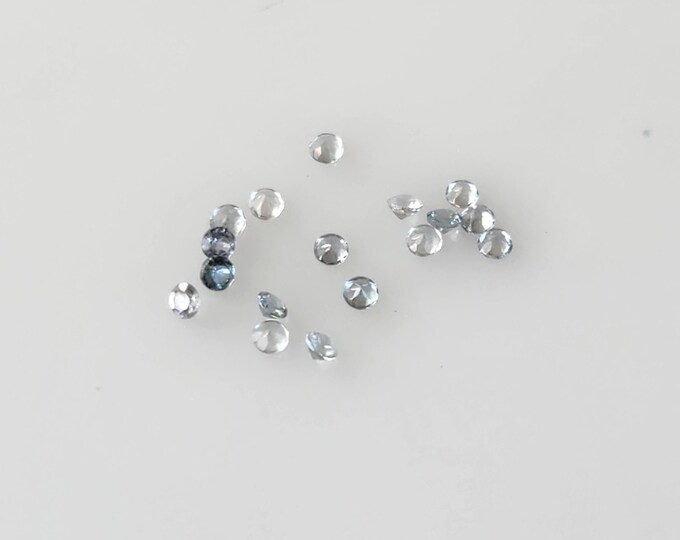 1.5mm Silver Grey Spinel Rounds From Mozambique, Sold per Piece - Etsy