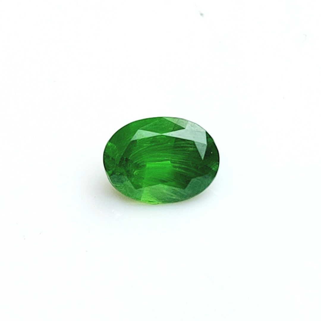Bright Green Demantoid Garnet From Russia With Visible Horsetail ...