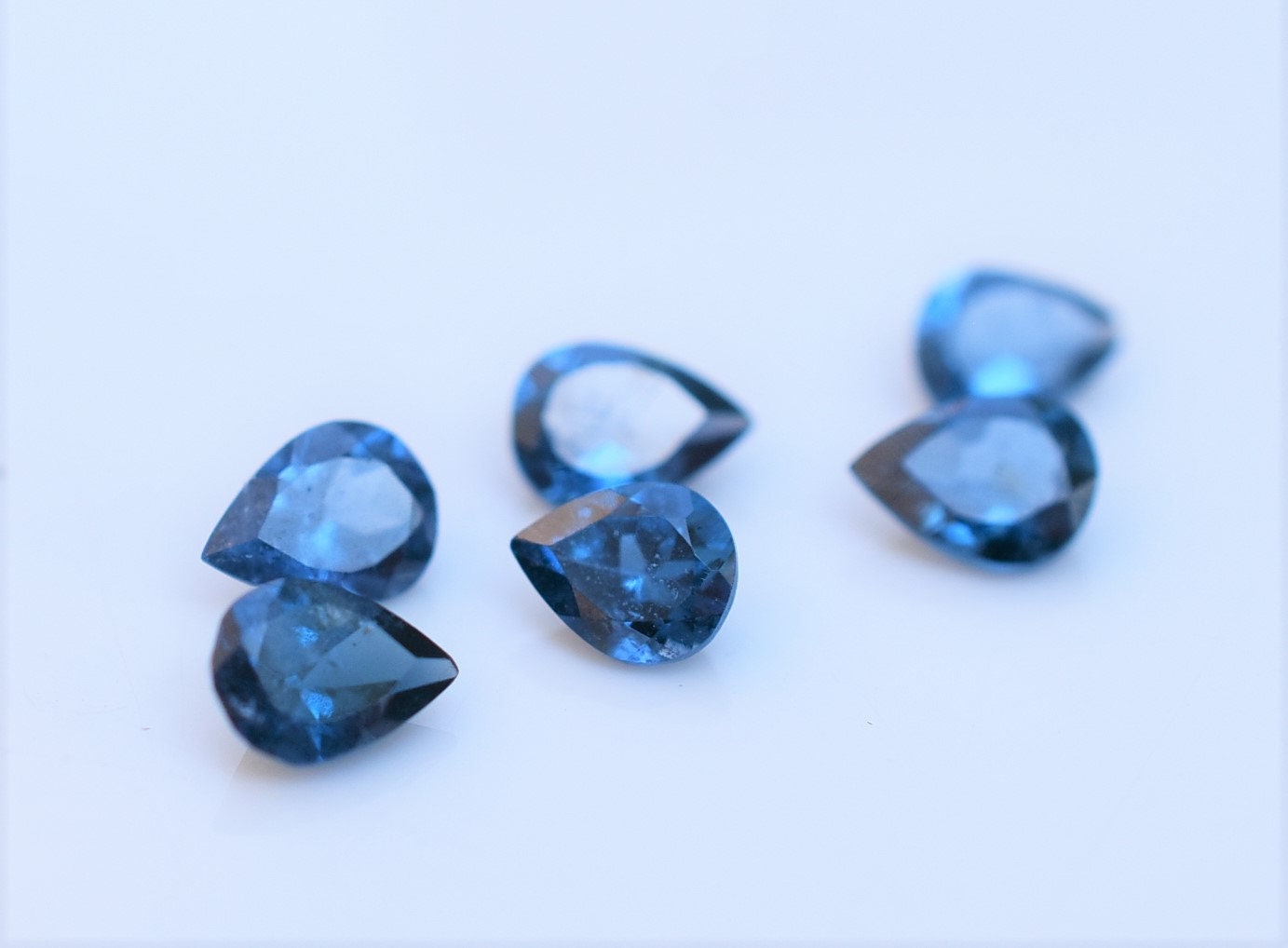Gemstones 4MM Round Blue Gahnite from Kaduna State Nigeria Jewelry ...