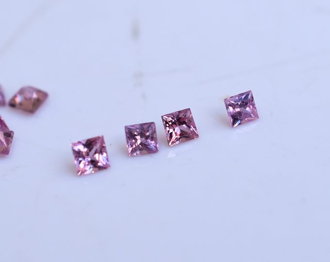 Orange Peach Spinel 2mm Round, Imperial Color Spinel Melee, Brilliant ...