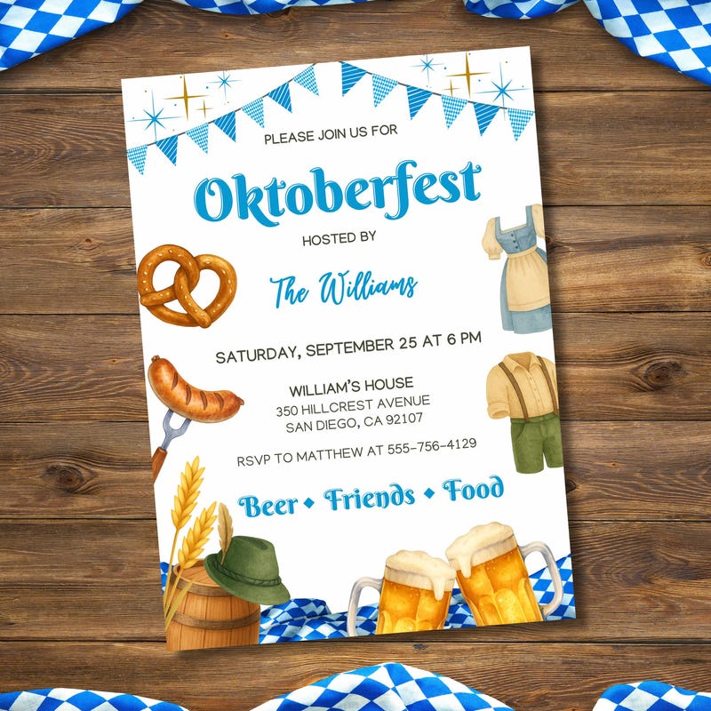 Oktoberfest Invites - Etsy