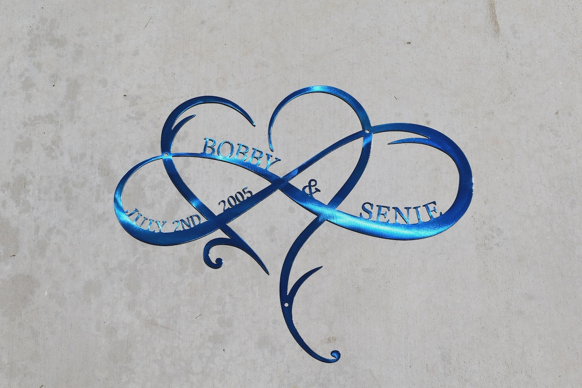 Infinity Heart-customizable Love Sign - Etsy