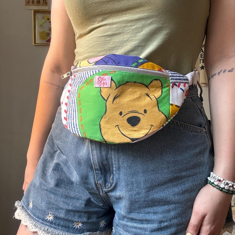 90s Winnie the Pooh and Tigger Upcycled Belt Bag - Etsy Australia