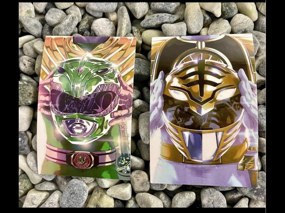 2-piece Power Ranger Sticker Set - Etsy