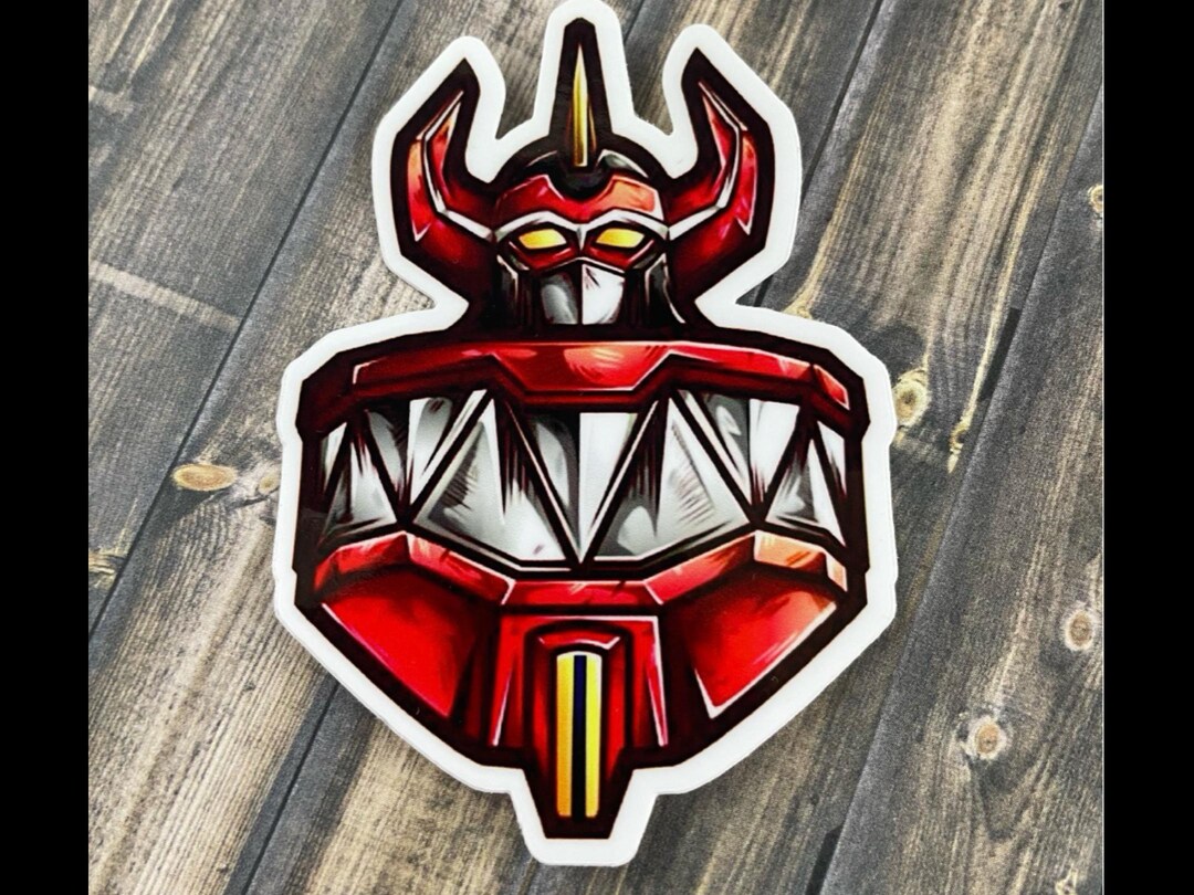3-inch Power Rangers Megazord Vinyl Sticker - Etsy