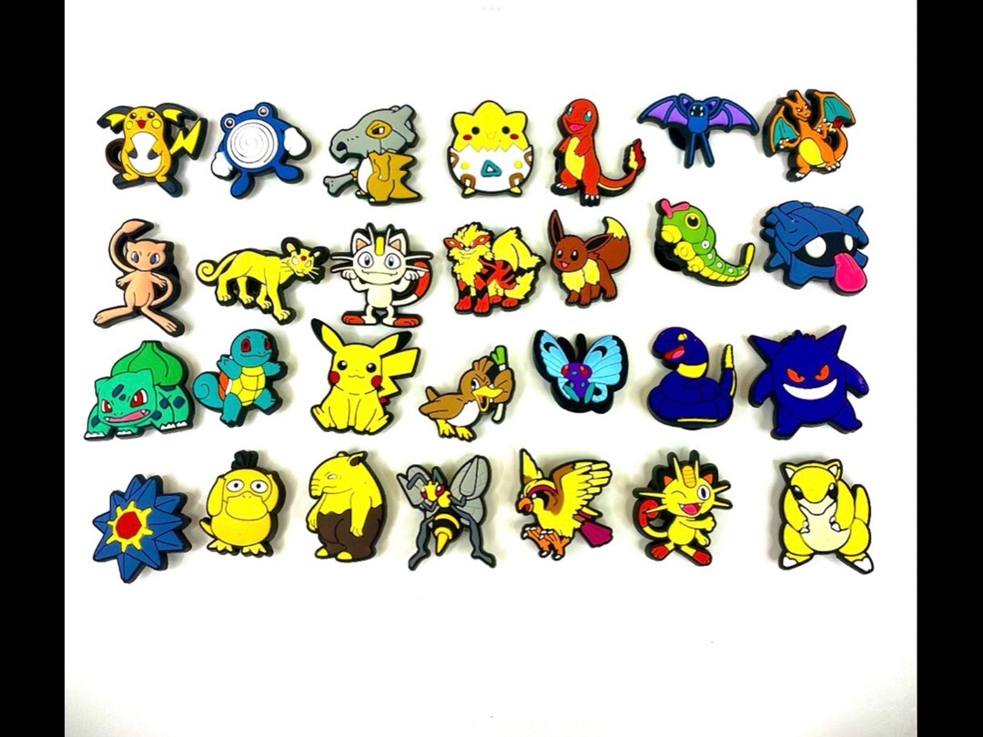 Pokemon Shoe Charms - Etsy