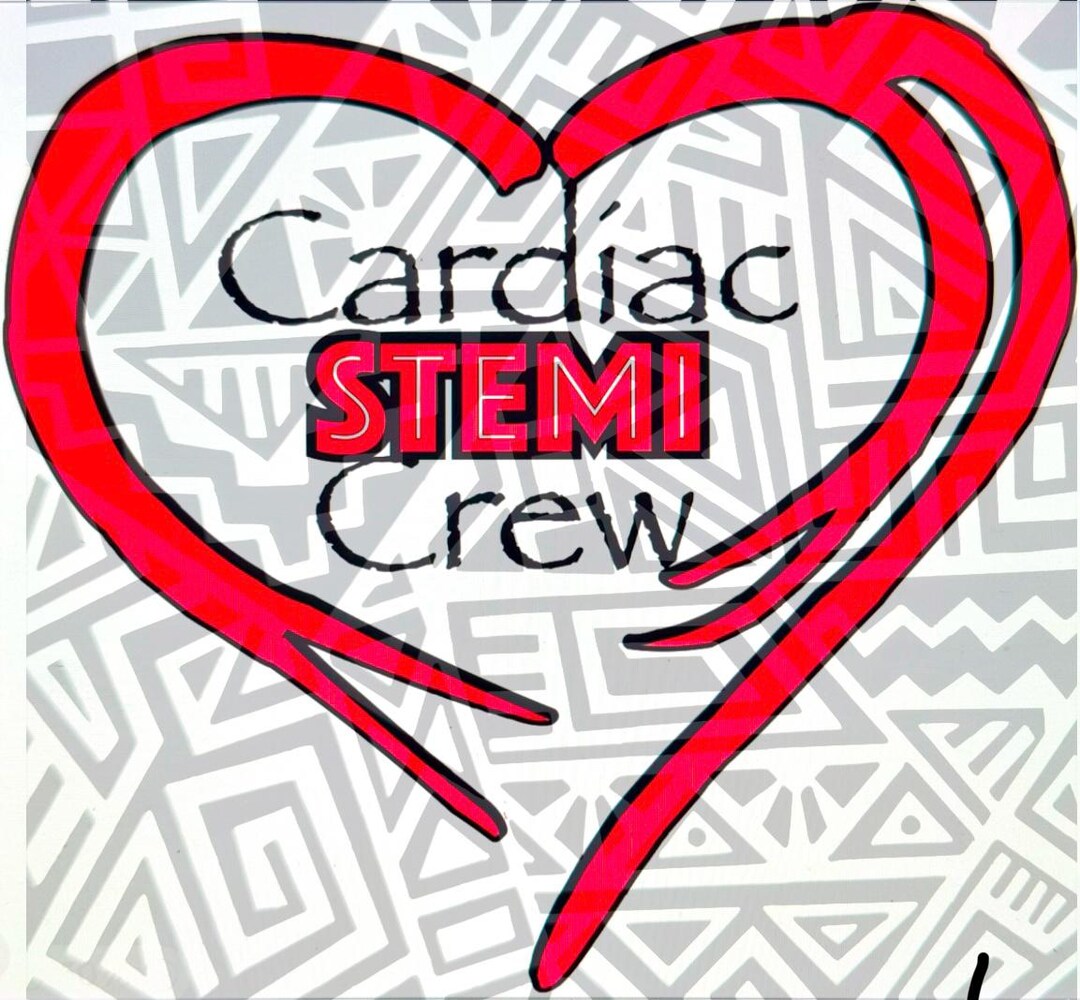 Cardiac Stemi Crew, Heart Arteries, Png File - Etsy