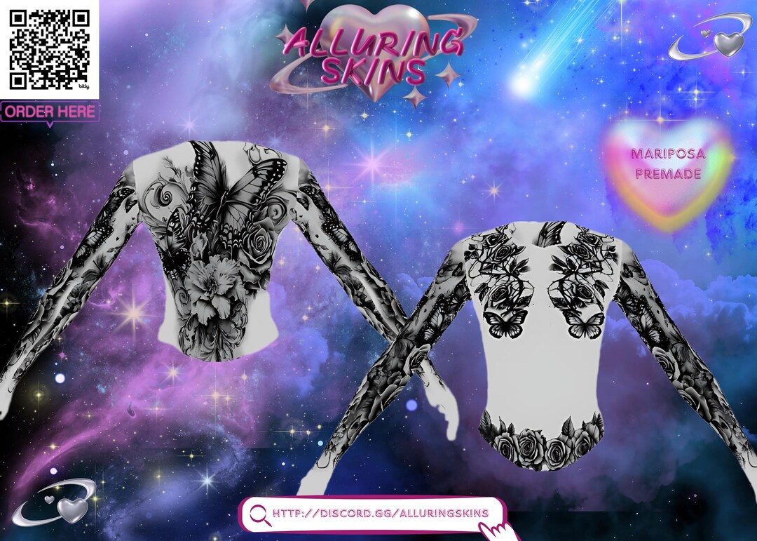 Premade Torso Female Tattoo | Fivem GTA 5 | Instant File Digital ...