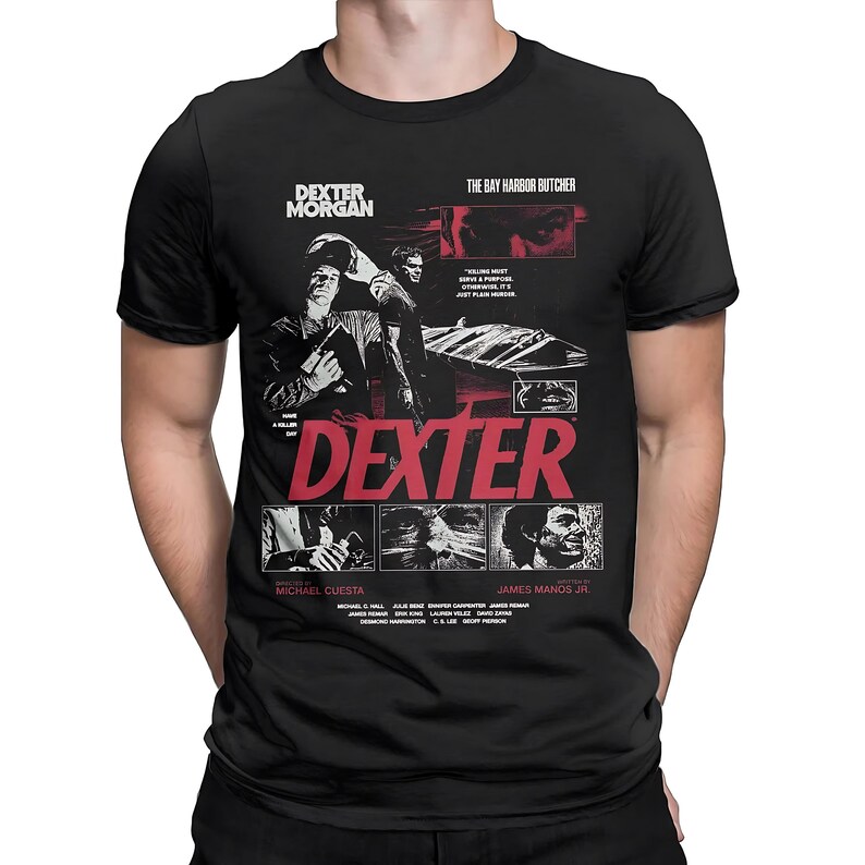 Dexter Morgan Street T-shirt Men Women's Cotton Novelty T-shirt ...