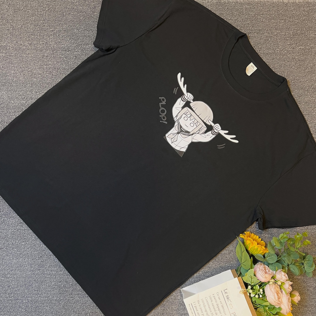 Anime My Deer Friend Nokotan Merch T-shirt Casual Short Sleeved T Shirt ...