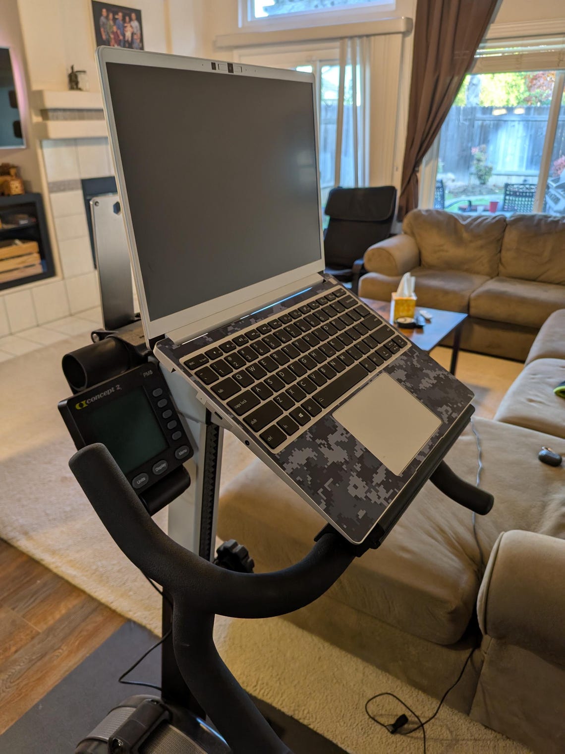 Indoor Laptop/tablet Desk for Concept2 Bikeerg - Etsy