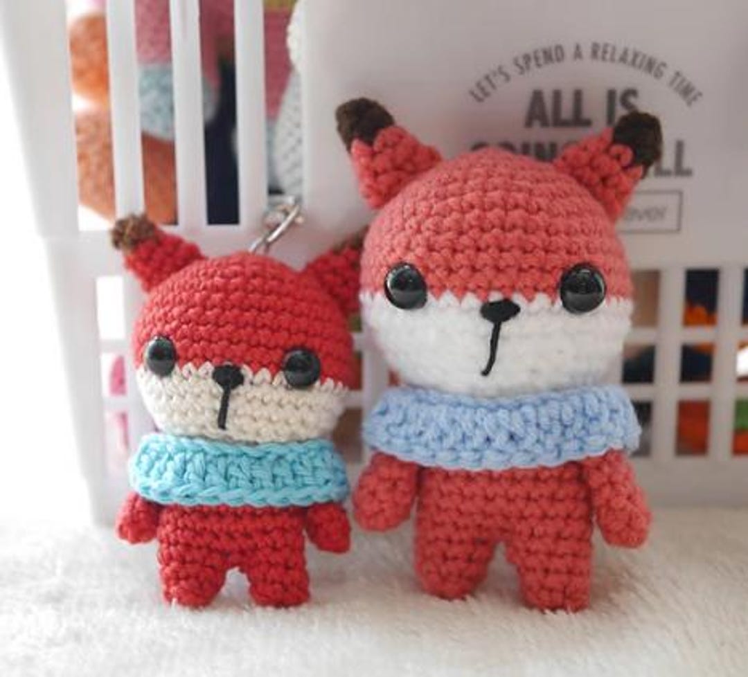 Red Fox Amigurumi Crochet Pattern - Etsy