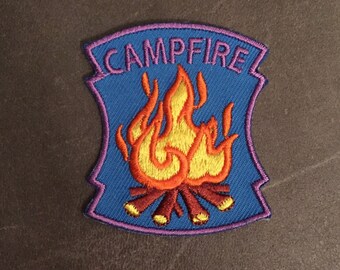 Campfire Badge | Etsy