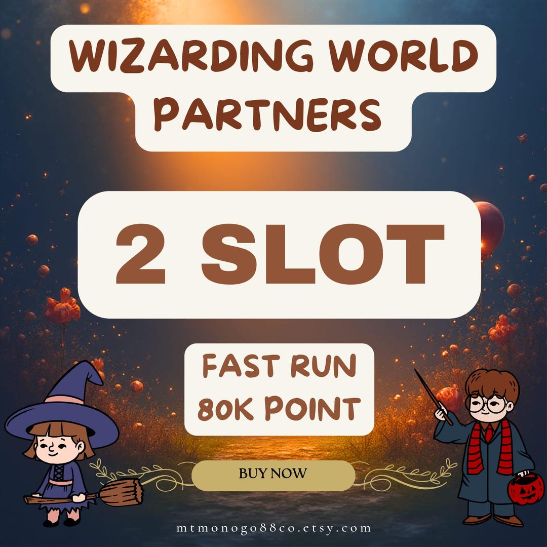 Mono_go WIZARDING WORLD Partners Full Carry: 80k Point Fast Run 2slot ...