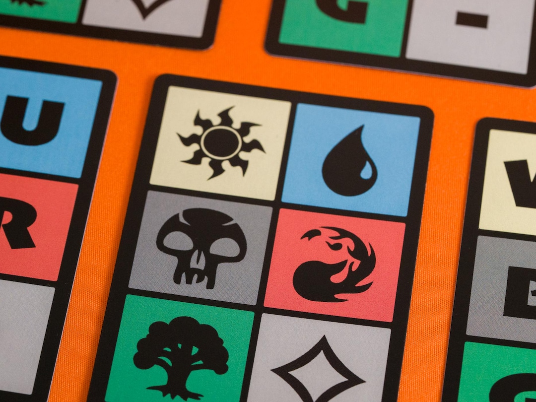 MTG Mana Tracking Token - Two Sided - Etsy