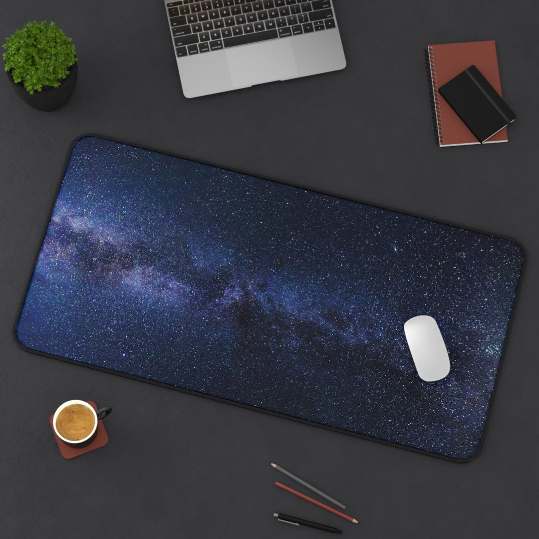 Space Mouse Pad, Galaxy - Themed Mousepad, Minimalist Desk Accessories ...