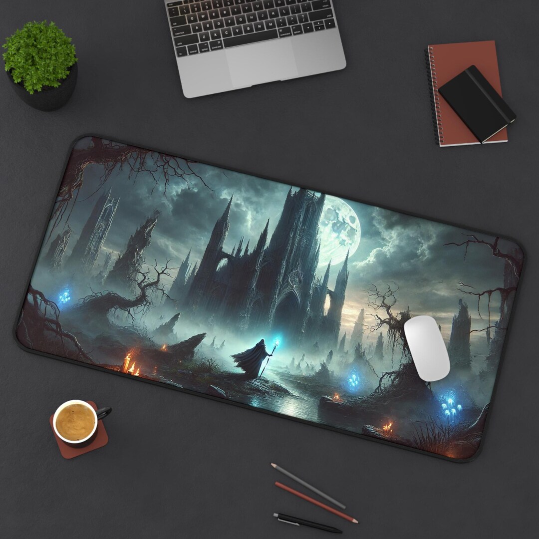 Fantasy Desk Mat, Gaming Mouse Pad, Fantasy Desk Accessory, PC Gamer ...