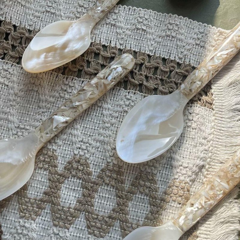 Mother of Pearl Spoons - Etsy