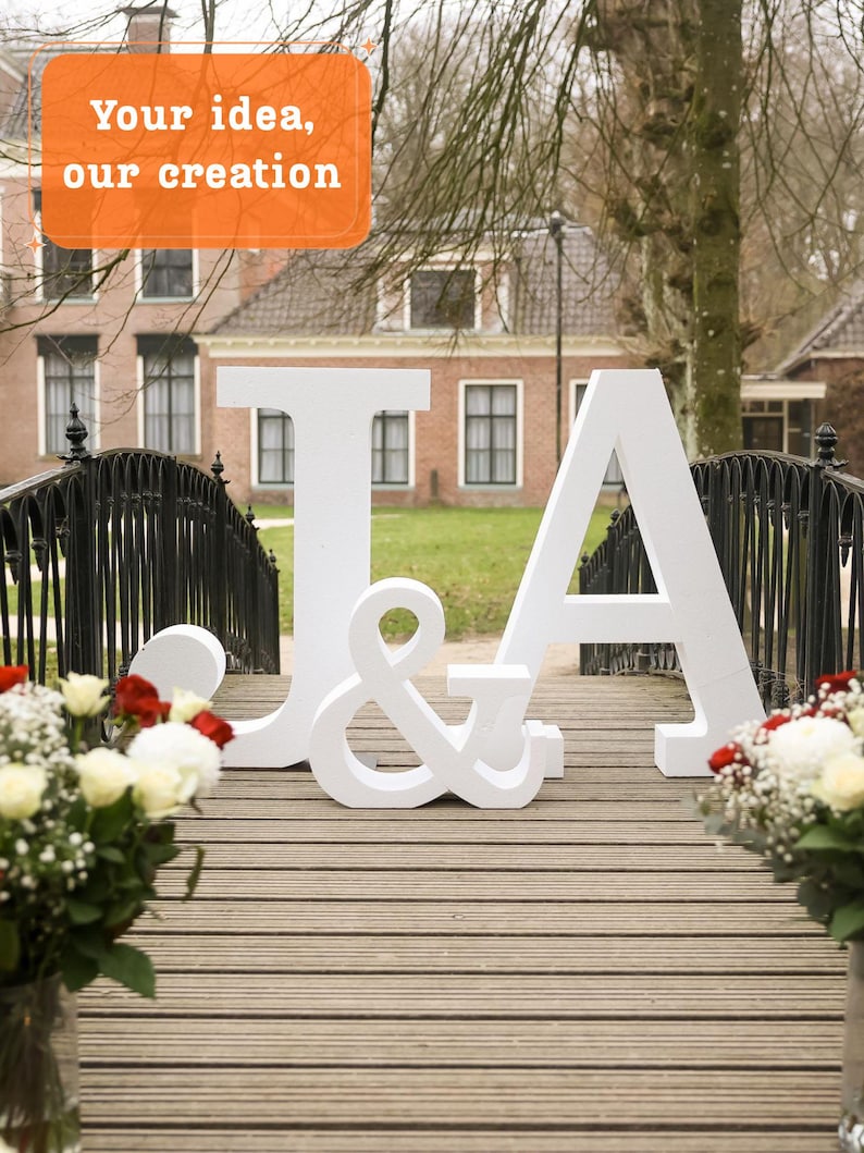 Custom 3D Letters & Numbers - Giant Freestanding Foam Decor - Large ...