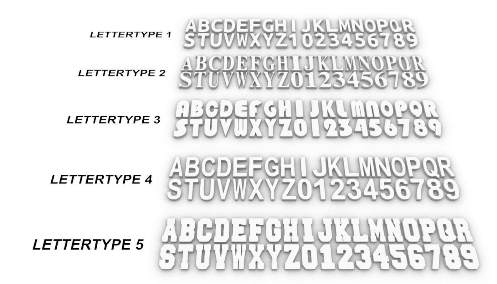 Colorful Polystyrene Numbers Thickness 20cm • Height 30-90cm - Etsy