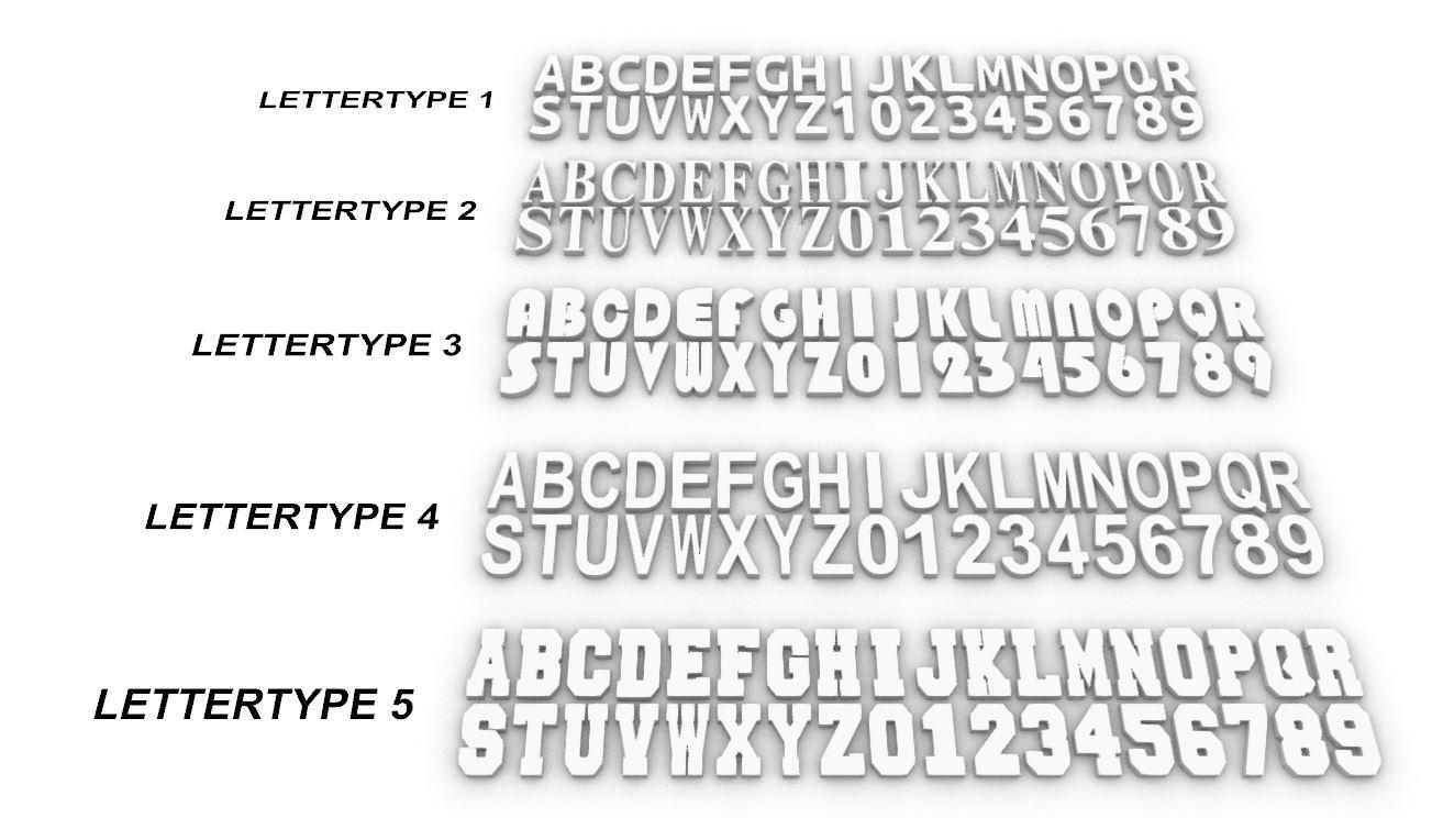 Colorful Polystyrene Numbers Thickness 20cm • Height 30-90cm - Etsy