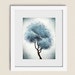 Light Blue Wall Art Tree Print Tree Wall Art for Bedroom - Etsy Canada