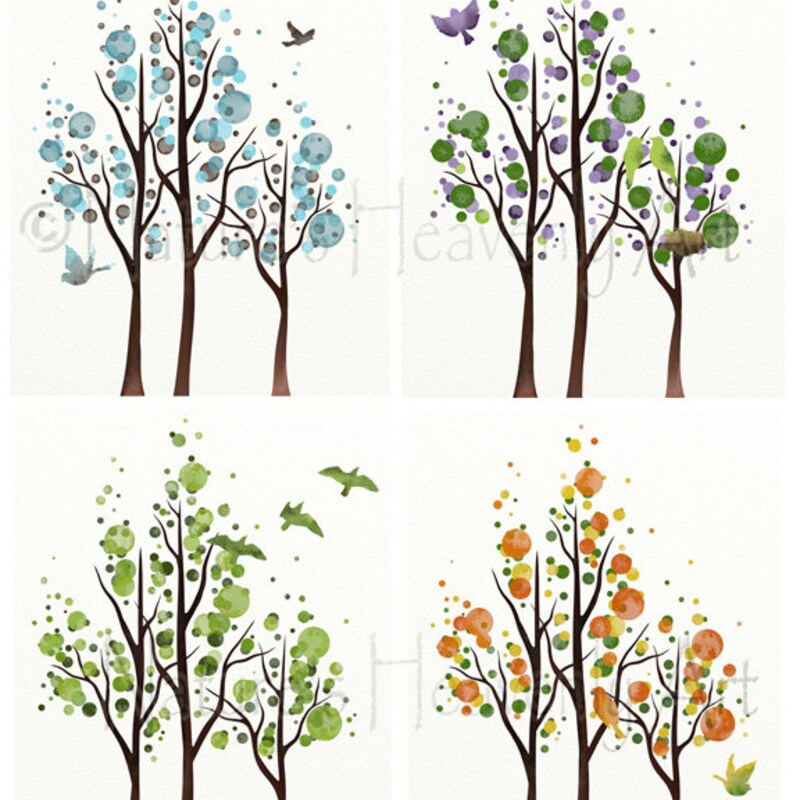 Four Season Tree - Etsy