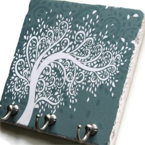 Swirly Curly Tree Decor Key Rack Wall Key Holder Custom - Etsy