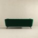 Addison Large Green Velvet Sofa - Etsy