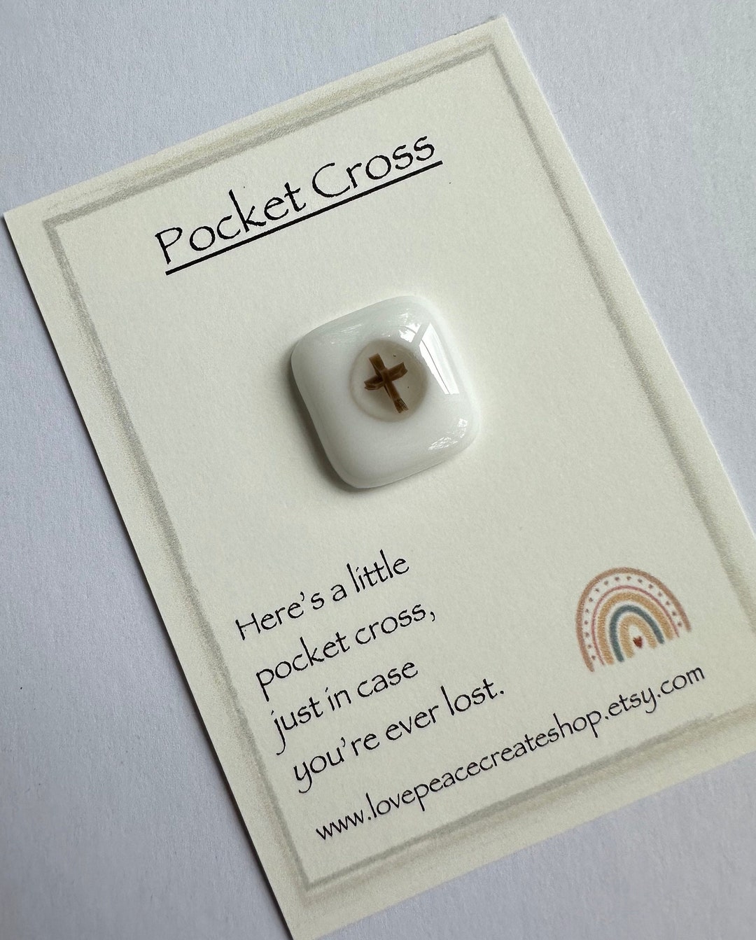 Pocket Prayer /pocket Cross - Etsy