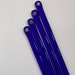 Fused Glass Swizzle Sticks, Set of 4 Cocktail Stirrers, Glass Drink ...