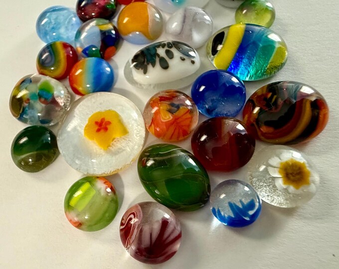 96 Coe Glass Dots, "dazzle Dots", Twisties, Murrini, Puddles, Frit, - Etsy