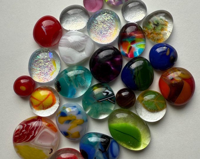 96 Coe Glass Dots, "dazzle Dots", Twisties, Murrini, Puddles, Frit ...