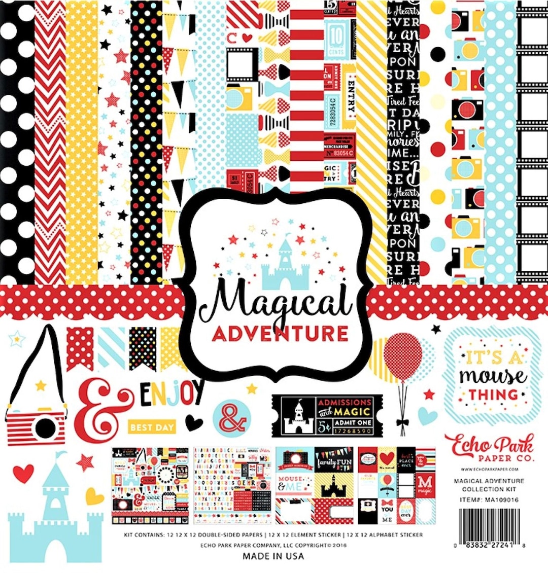 Echo Park - Magical Adventure Collection - 12 X 12 Collection Kit - Etsy