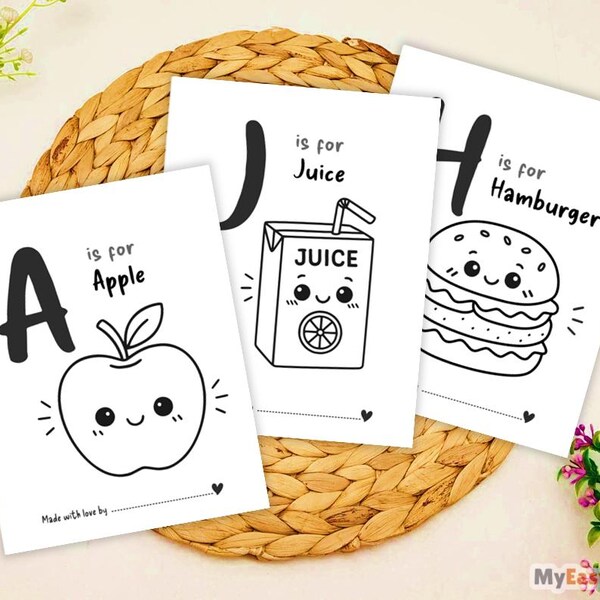 Food Coloring Book - Etsy