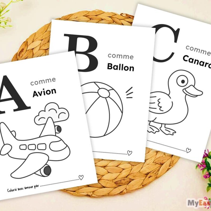 French Alphabet - Etsy