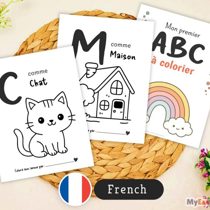 French Alphabet - Etsy