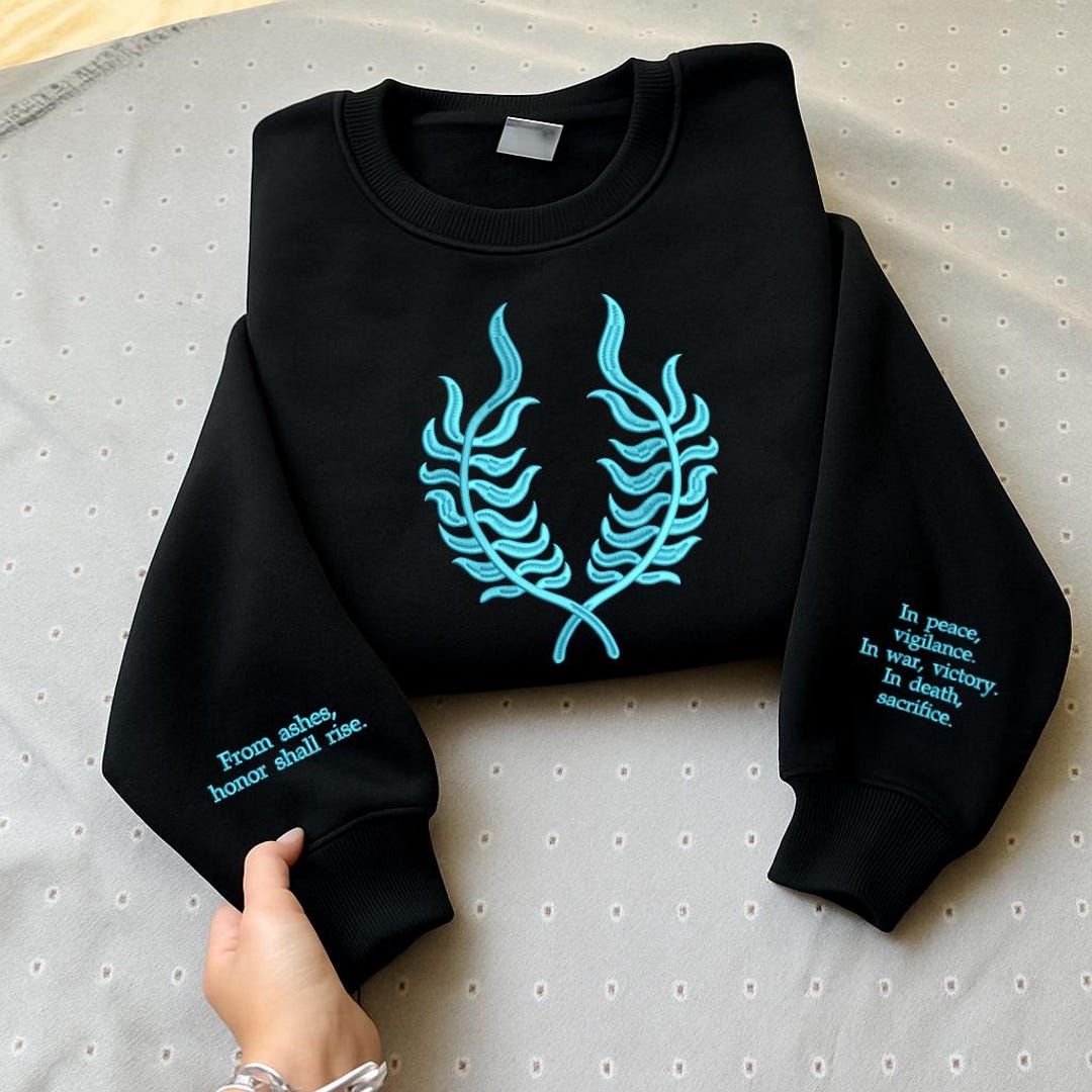 Dragon Age Origins Cousland Embroidered Sweatshirt , Video Game Player ...
