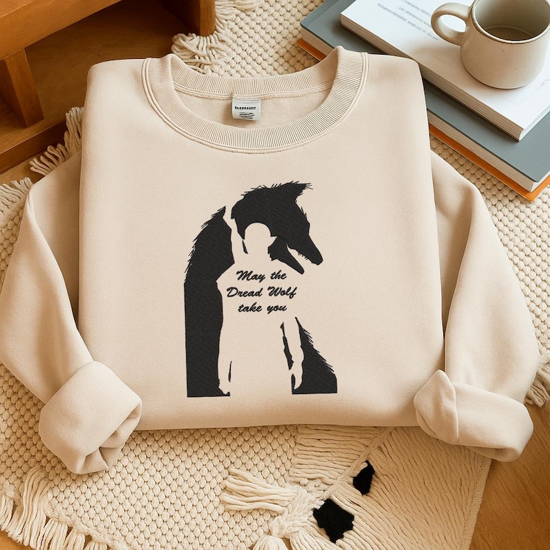 May the Dread Wolf Take You Embroidered Shirt, Dragon Age the Veilguard ...