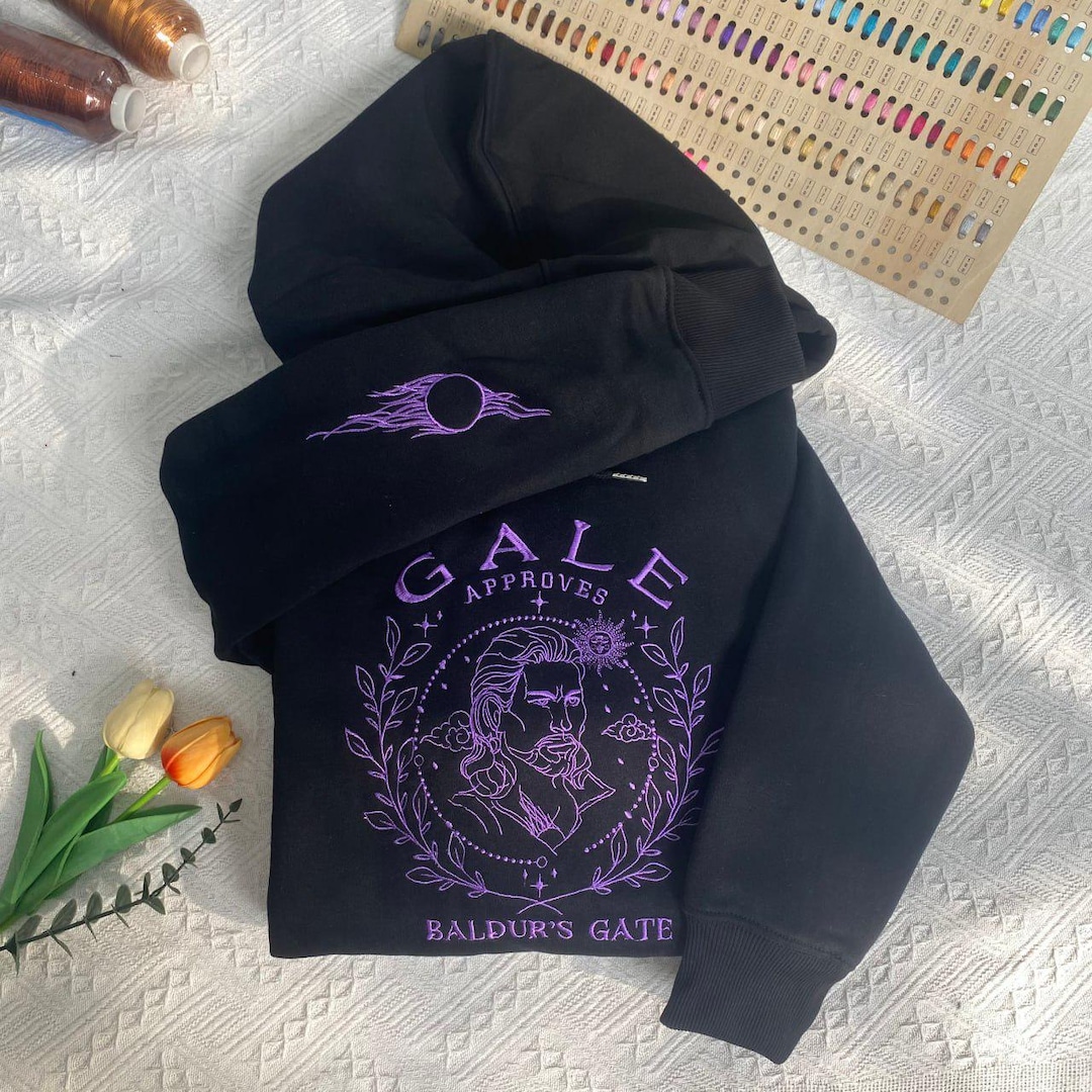 Gale Dekarios Embroidered Hoodie, Baldur's Gate 3 Sweatshirt, Gifts for ...