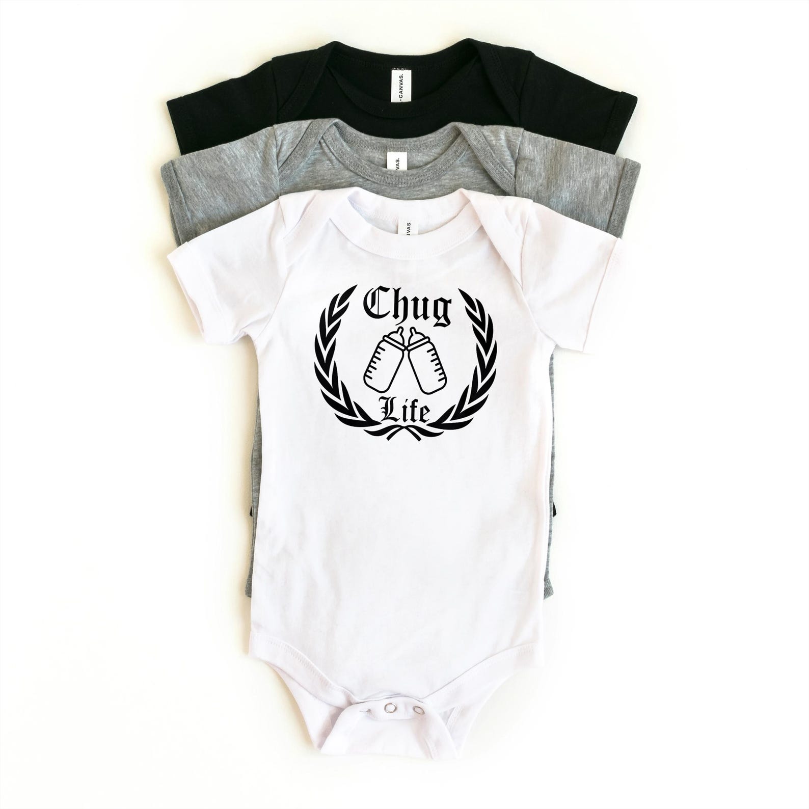 Chug Life Svg, Baby Bottle Svg, Baby Onesie Svg, Digital Download ...