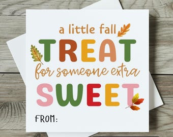 Fall Favor Tags, Autumn Gift Tags, Autumn Favor Tags, Fall Treat Bags ...
