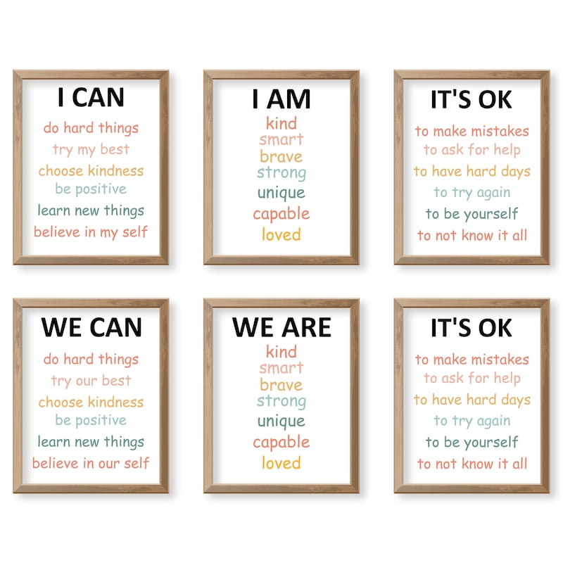 Affirmation Wall Art - Etsy